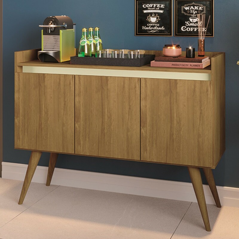 Buffet Gold 3 Portas Mel Pérola 1175 Primus Móveis