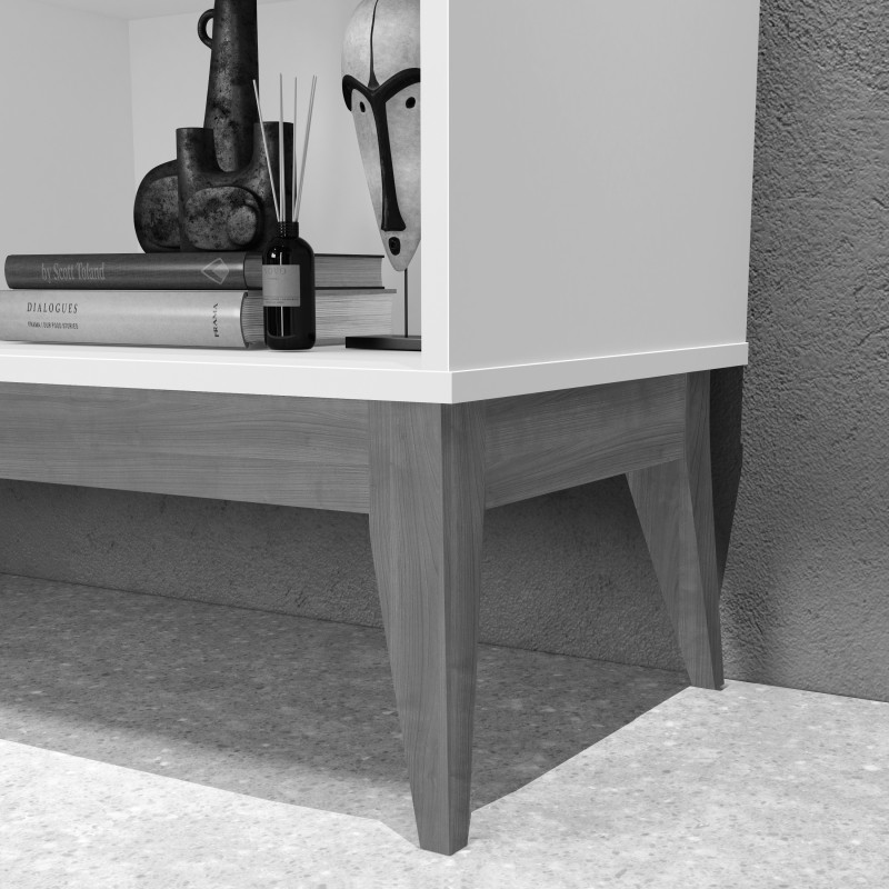 Rack Star Pés em Madeira Preto Cedro 778192 EDN